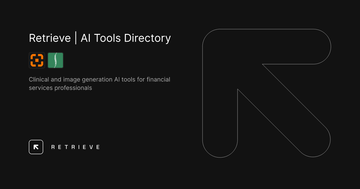 Clinical and image generation AI tools for financial services professionals