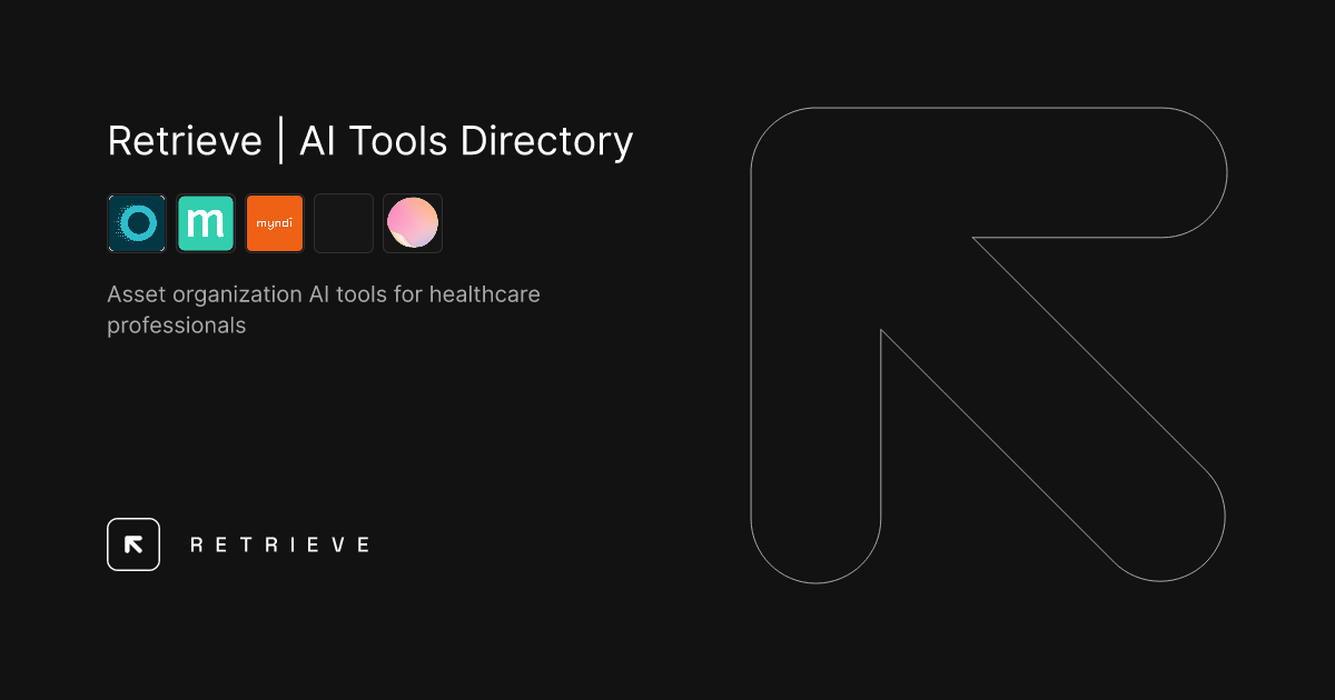 Asset organization AI tools for healthcare professionals