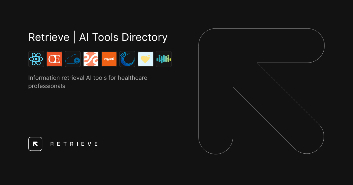Information retrieval AI tools for healthcare professionals