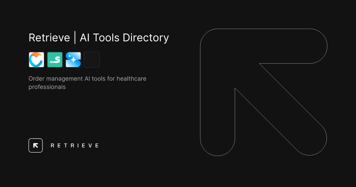 Order management AI tools for healthcare professionals