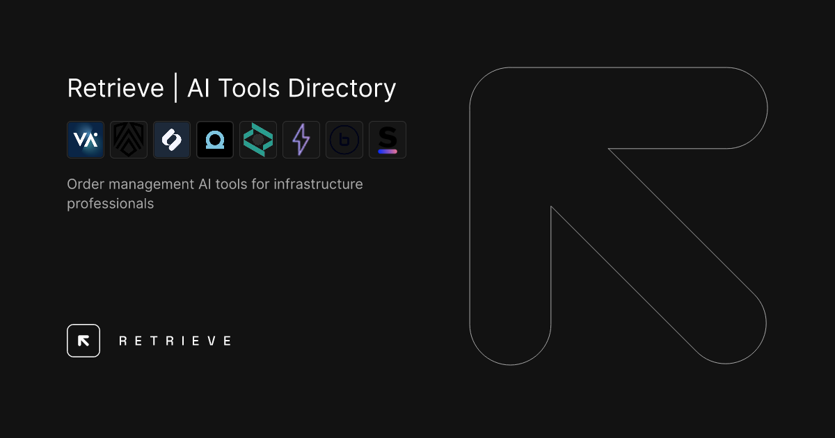 Order management AI tools for infrastructure professionals