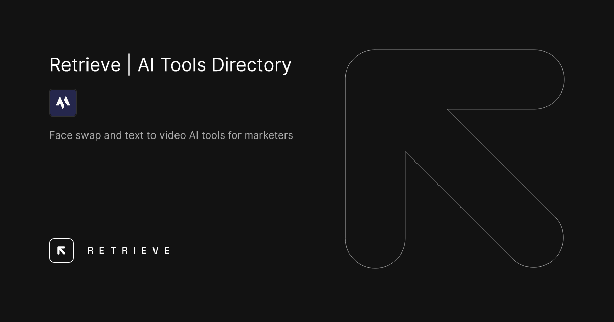 Face swap and text to video AI tools for marketers