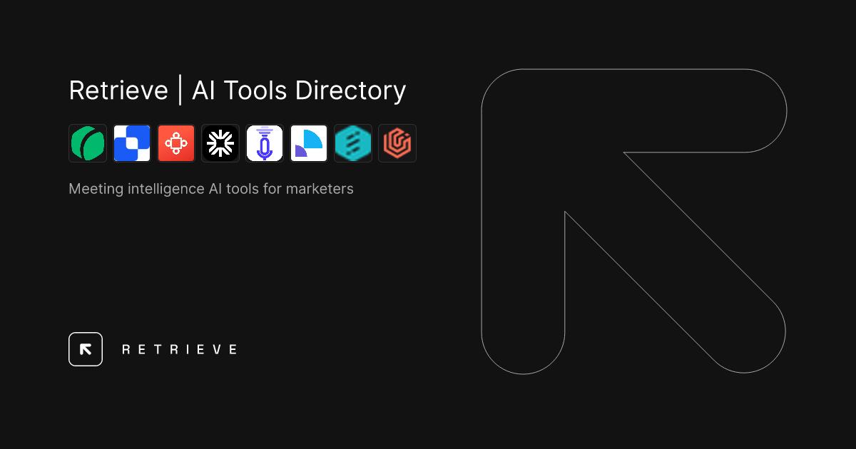 Meeting intelligence AI tools for marketers