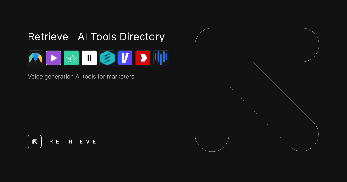 Voice generation AI tools for marketers