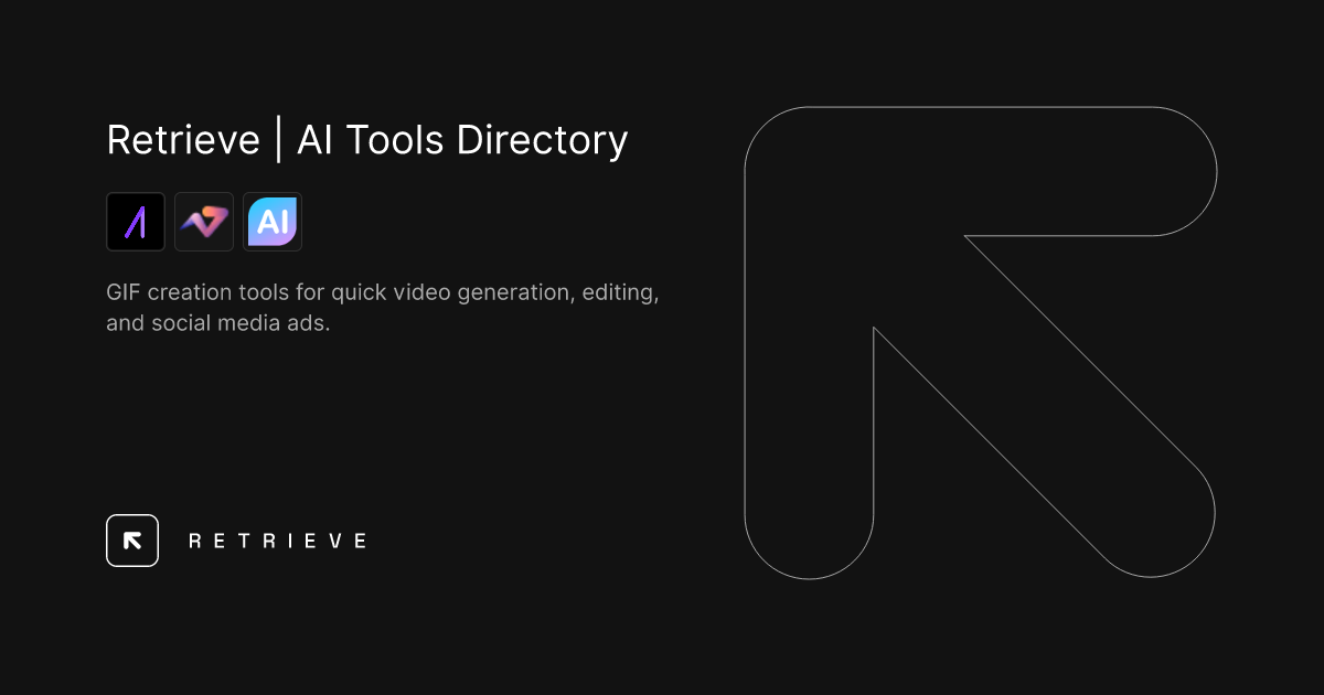 AI tools for making gifs | Retrieve Tools