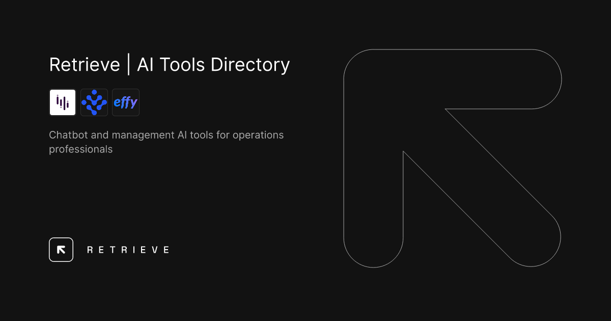 Chatbot and management AI tools for operations professionals