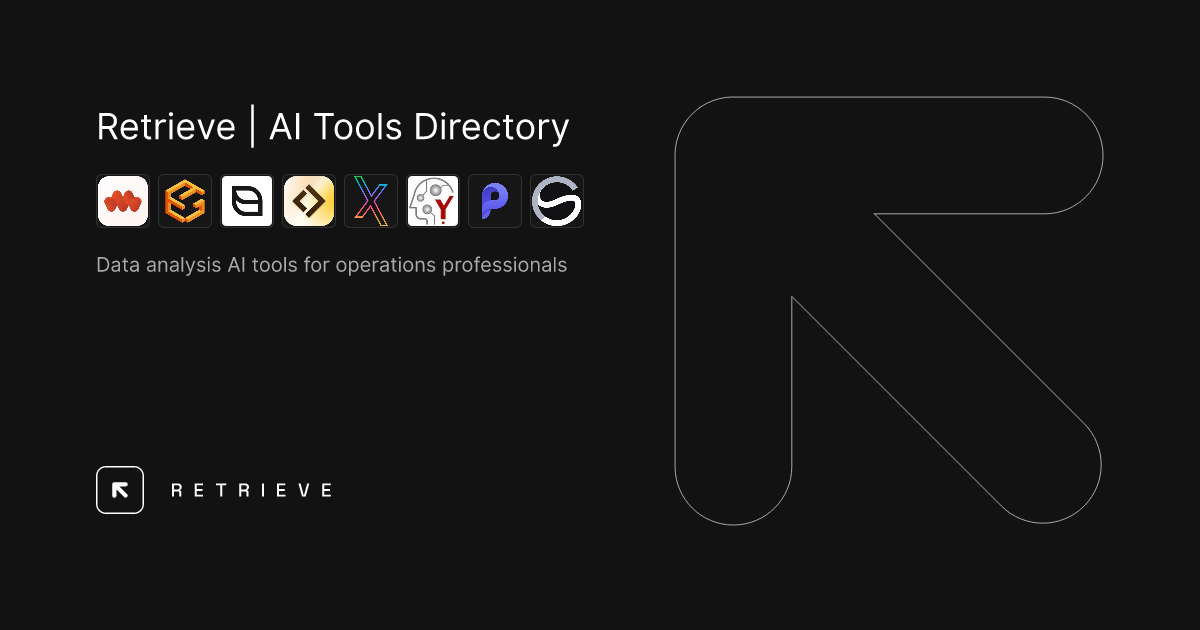 Data analysis AI tools for operations professionals