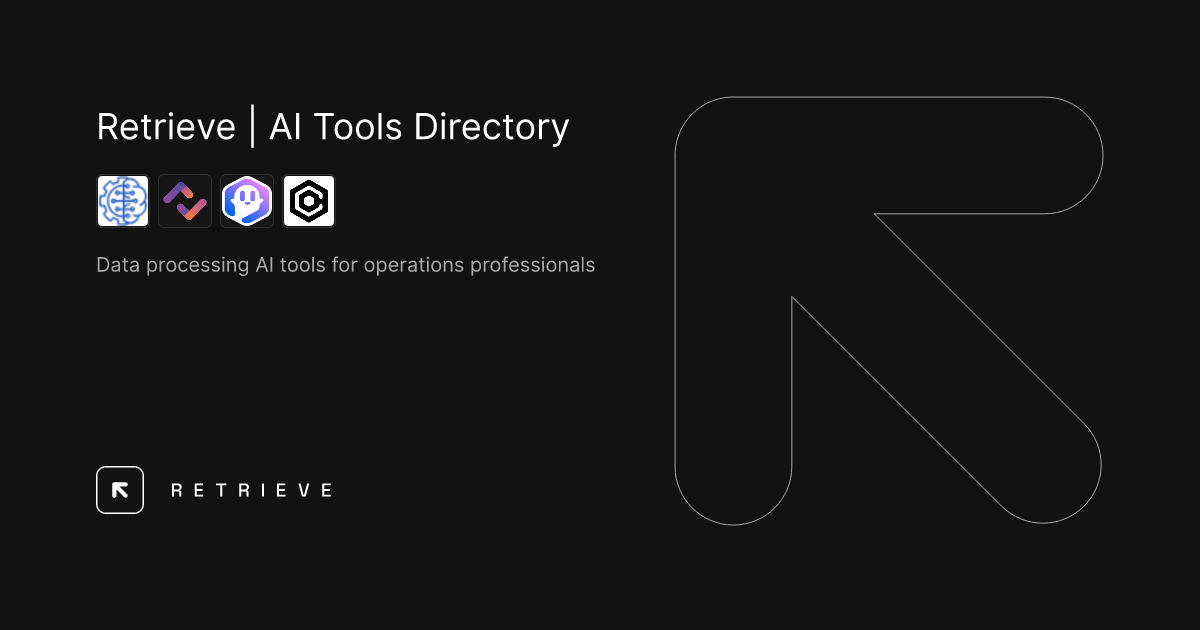 Data processing AI tools for operations professionals