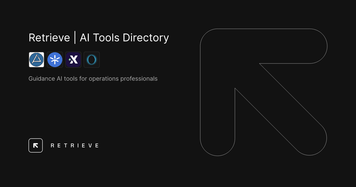 Guidance AI tools for operations professionals