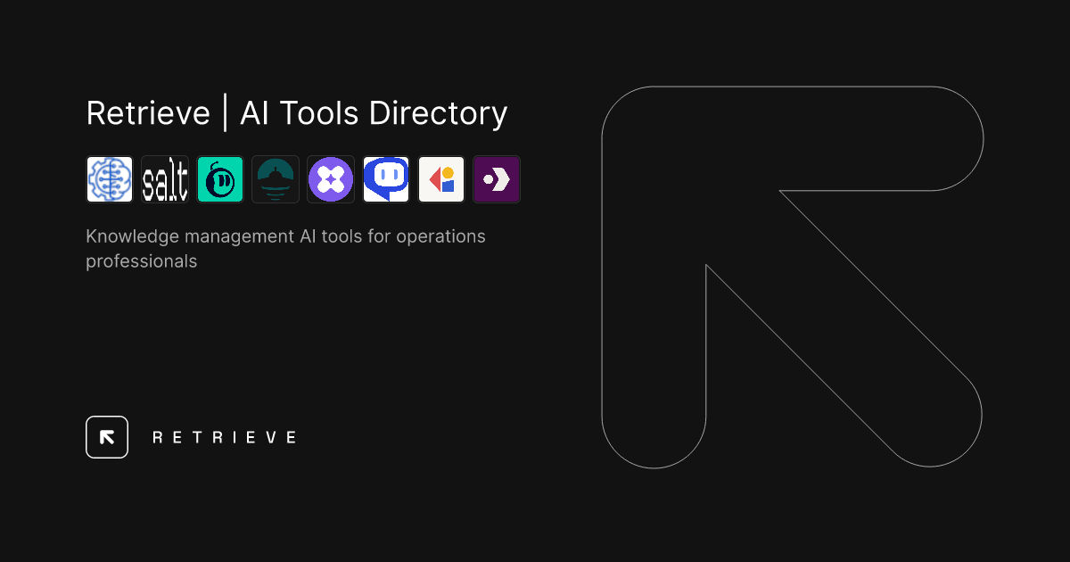 Knowledge management AI tools for operations professionals