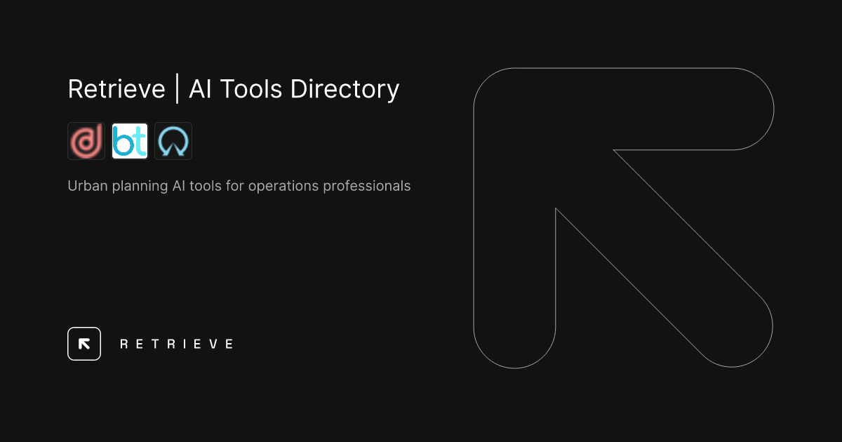 Urban planning AI tools for operations professionals