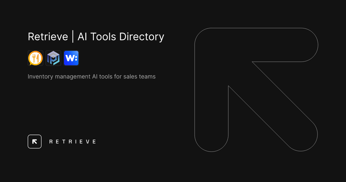 Inventory management AI tools for sales teams